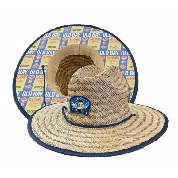 Old Bay | Accessories | Old Bay Lifeguard Garden Straw Hat New Fast ...
